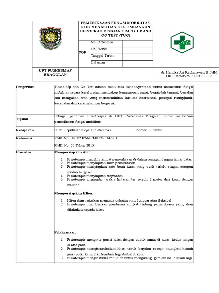 SOP TUG (Repaired) | PDF