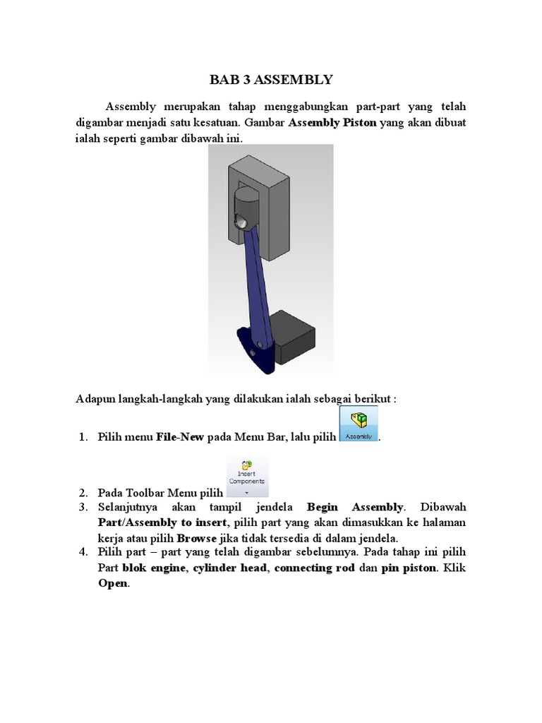Assembly & Drafting Piston | PDF