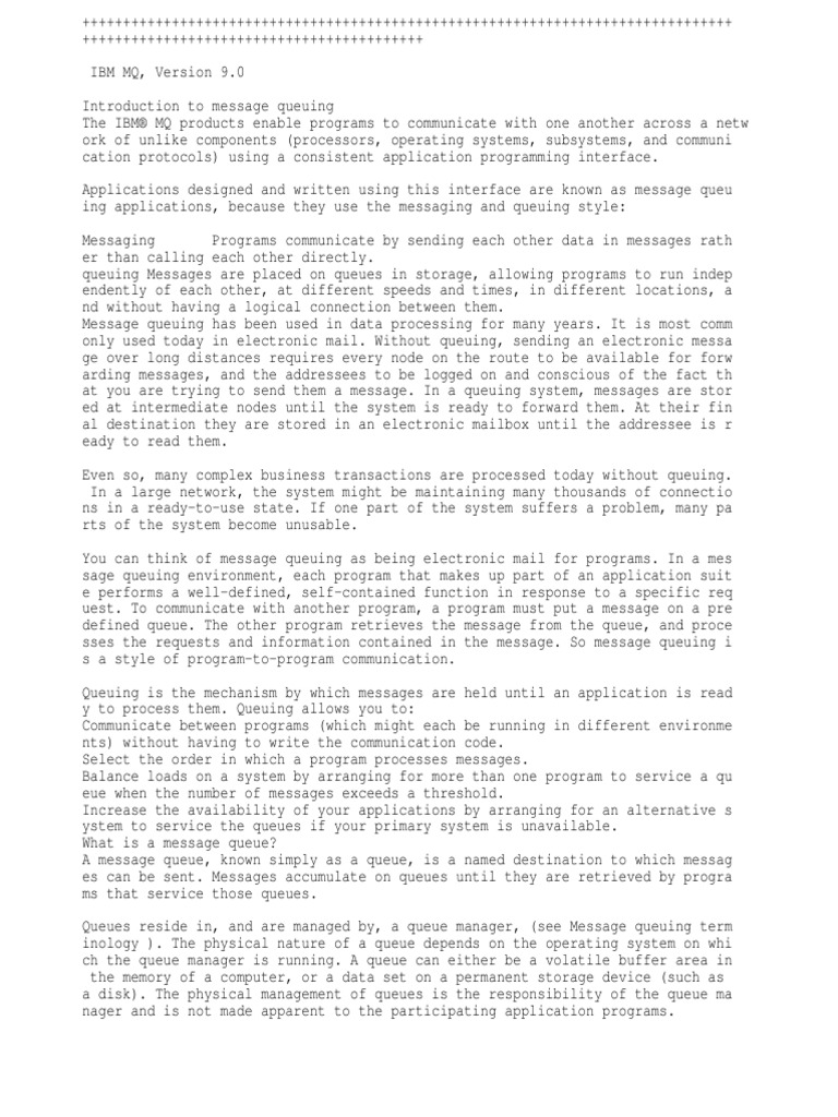 Introduction To Message Queuing | PDF | Computer Data | Computing