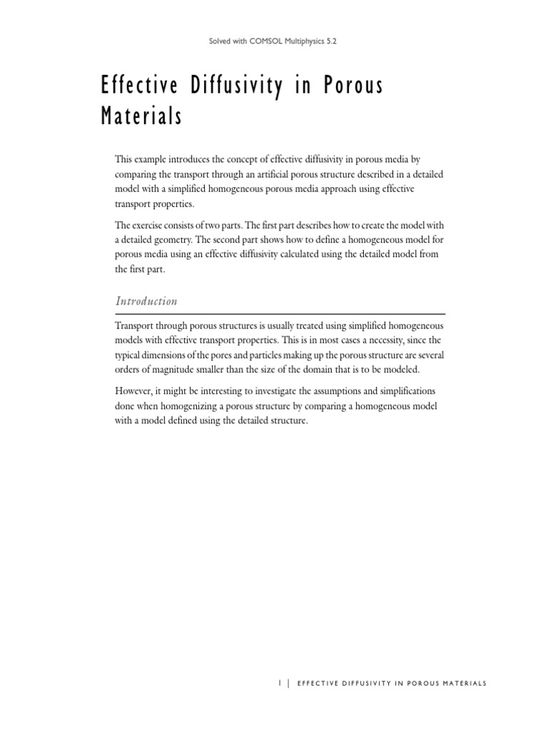 Models - Mph.effective Diffusivity | PDF | Porosity | Diffusion