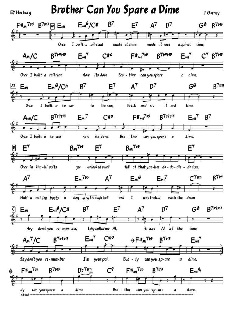 Brother Can You Spare a Dime