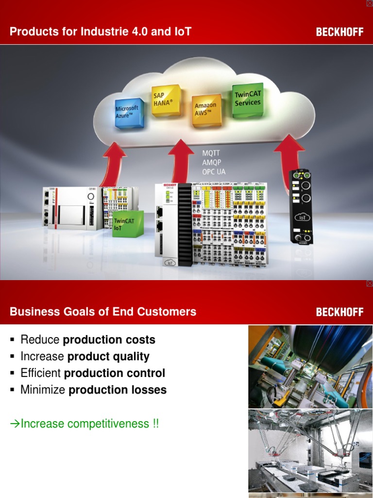 Beckhoff - TwinCAT IoT | PDF | Cloud Computing | Gateway ...