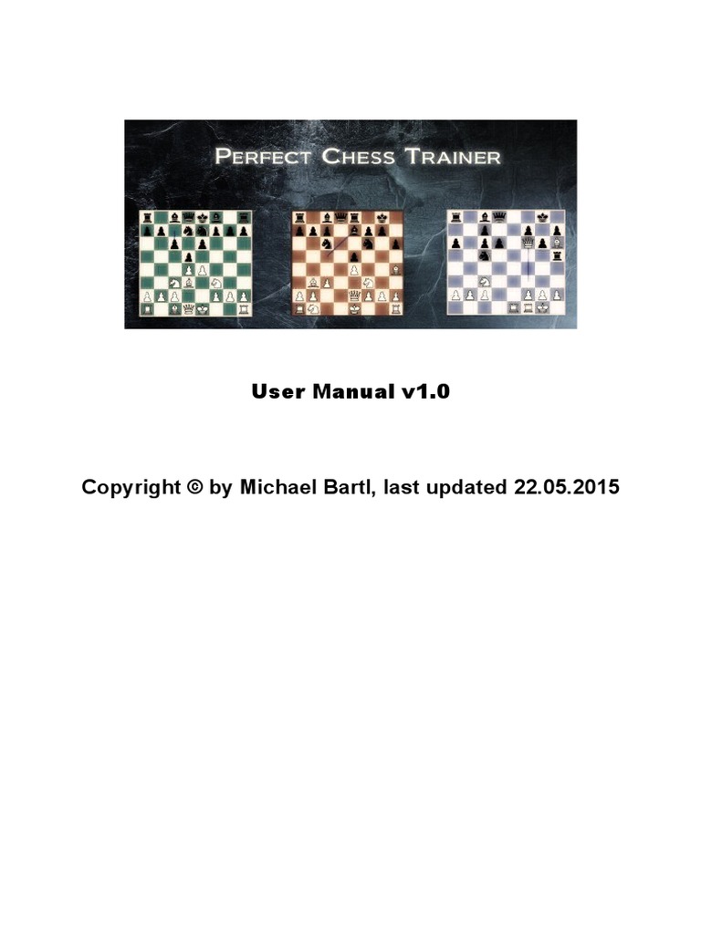 User Manual v1.0 | PDF | Chess | Software