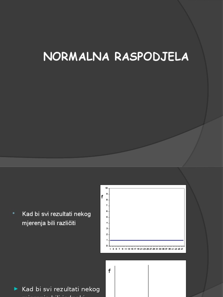 Normalna Raspodjela | PDF