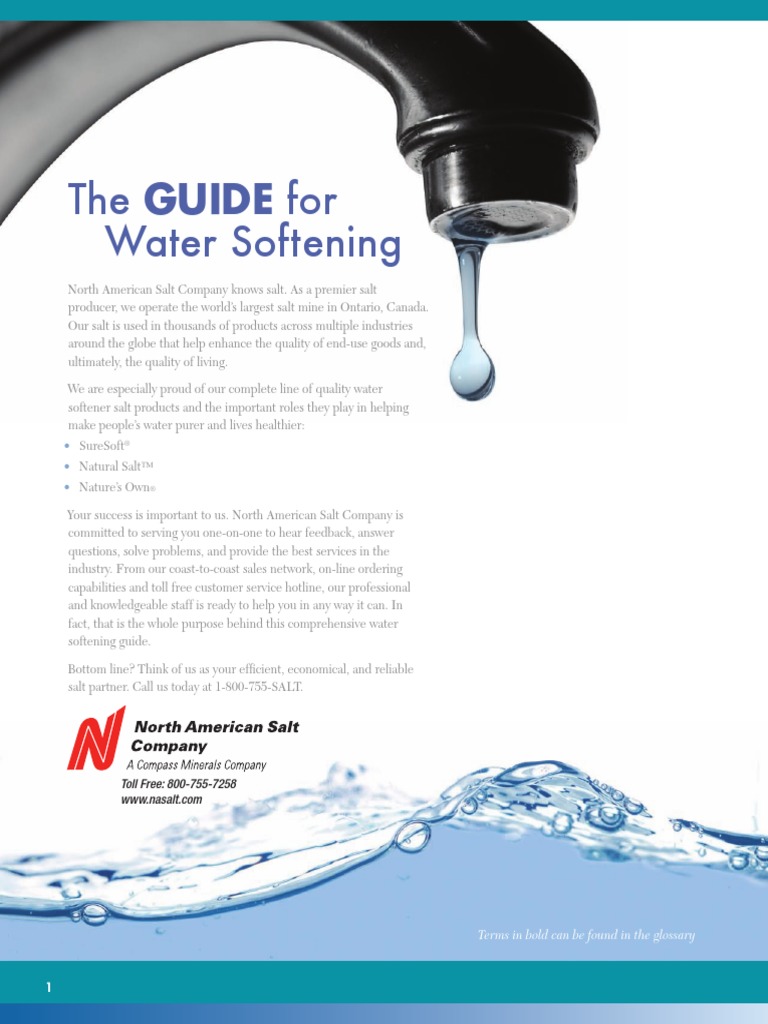 Comprehensive Water Softening Guide | PDF | Sodium Chloride | Potassium