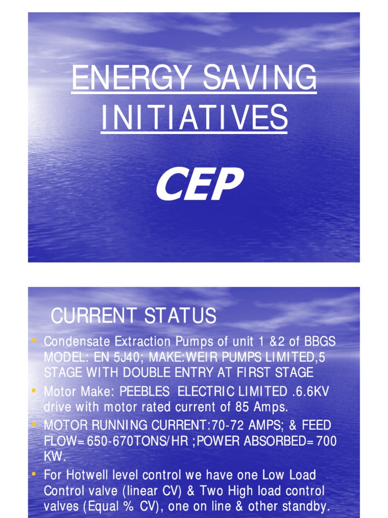Cep 1 | PDF | Kilowatt Hour | Pump