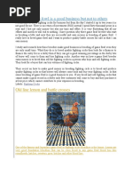 Crude Protein List of Gamefowl Feed | PDF | Oat | Animal Feed