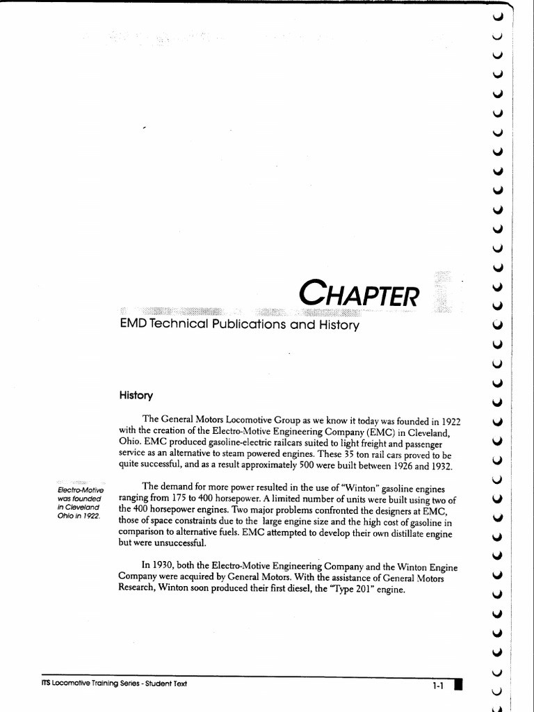 EMD Loco Manual | PDF