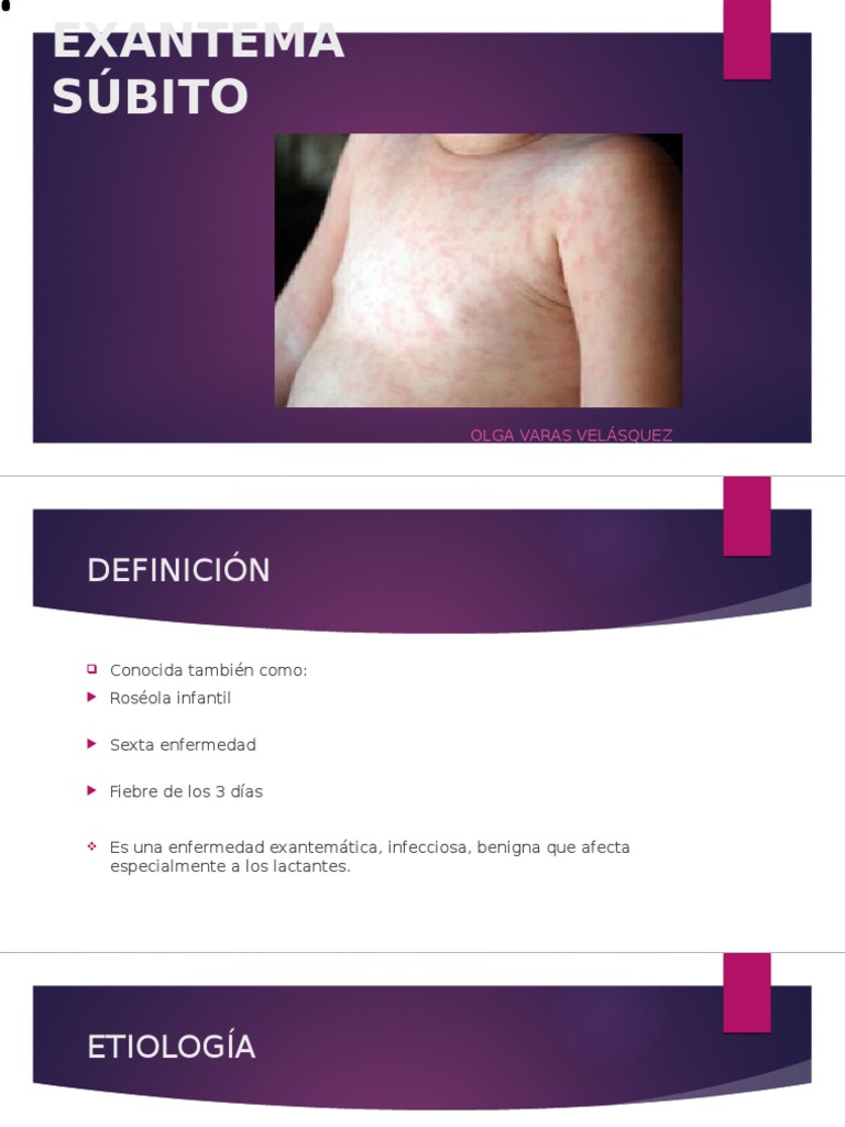 Exantema Súbito | PDF | Virus | Infección