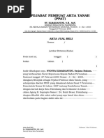 Contoh Lampiran Akta Aphb | PDF