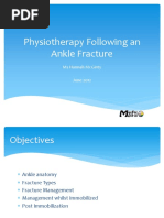 Rehabilitation Protocol For Ankle Fracture With Orif | PDF | Anatomical ...