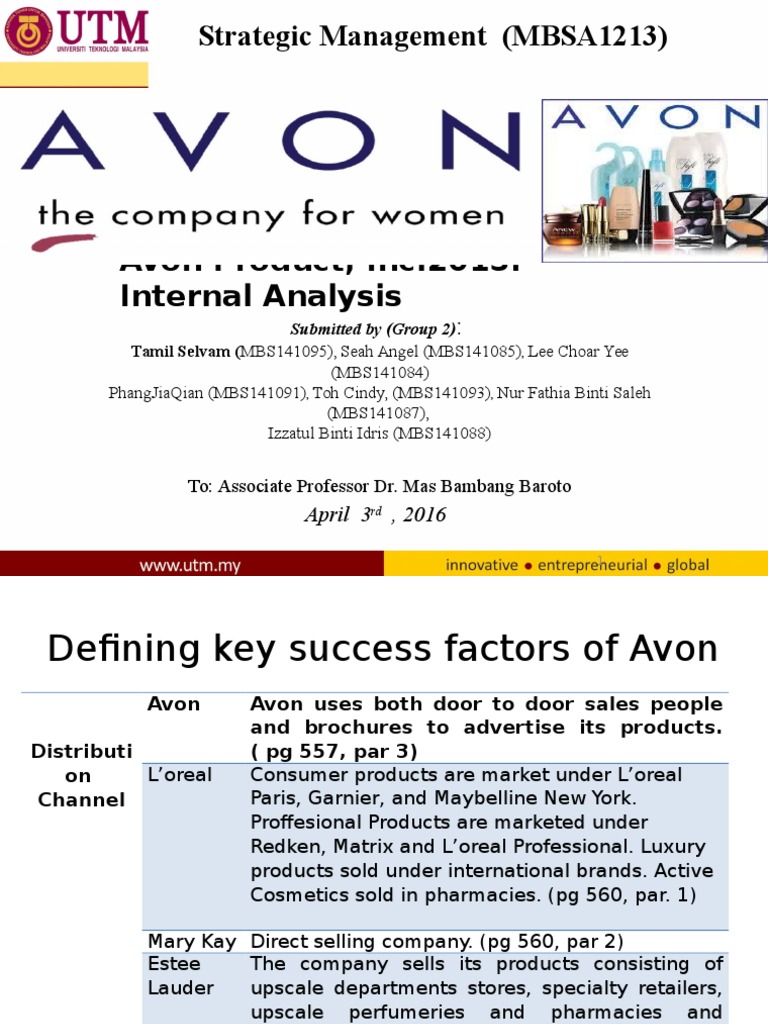Avon Product, Inc | PDF | Cosmetics | Revenue