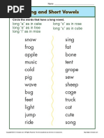 Leprechaun Making Words | PDF