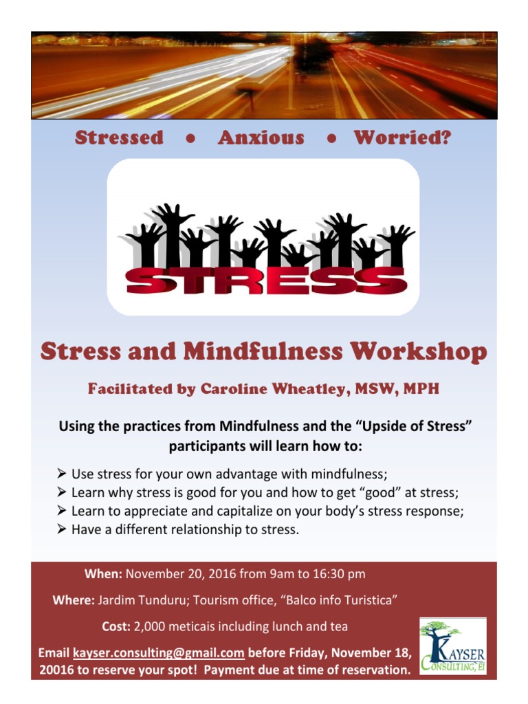 Mindfulness Workshop for Stress Relief | PDF | Self-Improvement | Lifestyle
