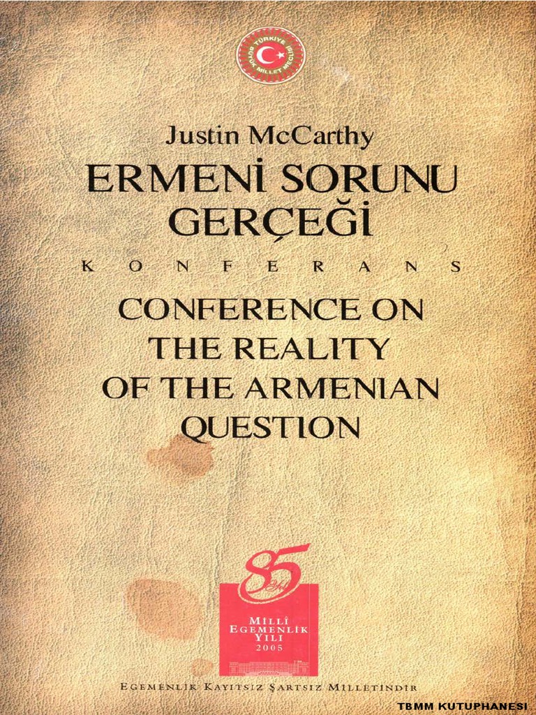 Justin MC Carthy - Ermeni̇ Sorunu Gerçeği̇ (TBBM) | PDF