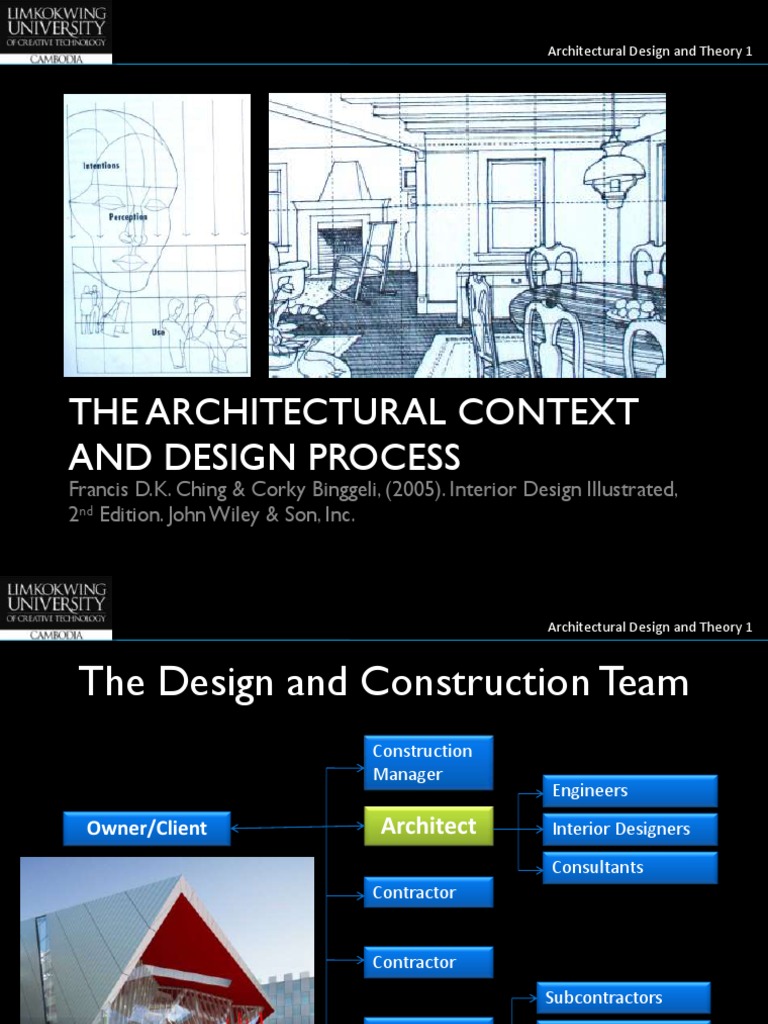 01 Architectural Design Process Pdf Pdf Design General Contractor