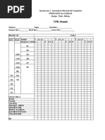 TRP and VS Monitoring Sheet | PDF