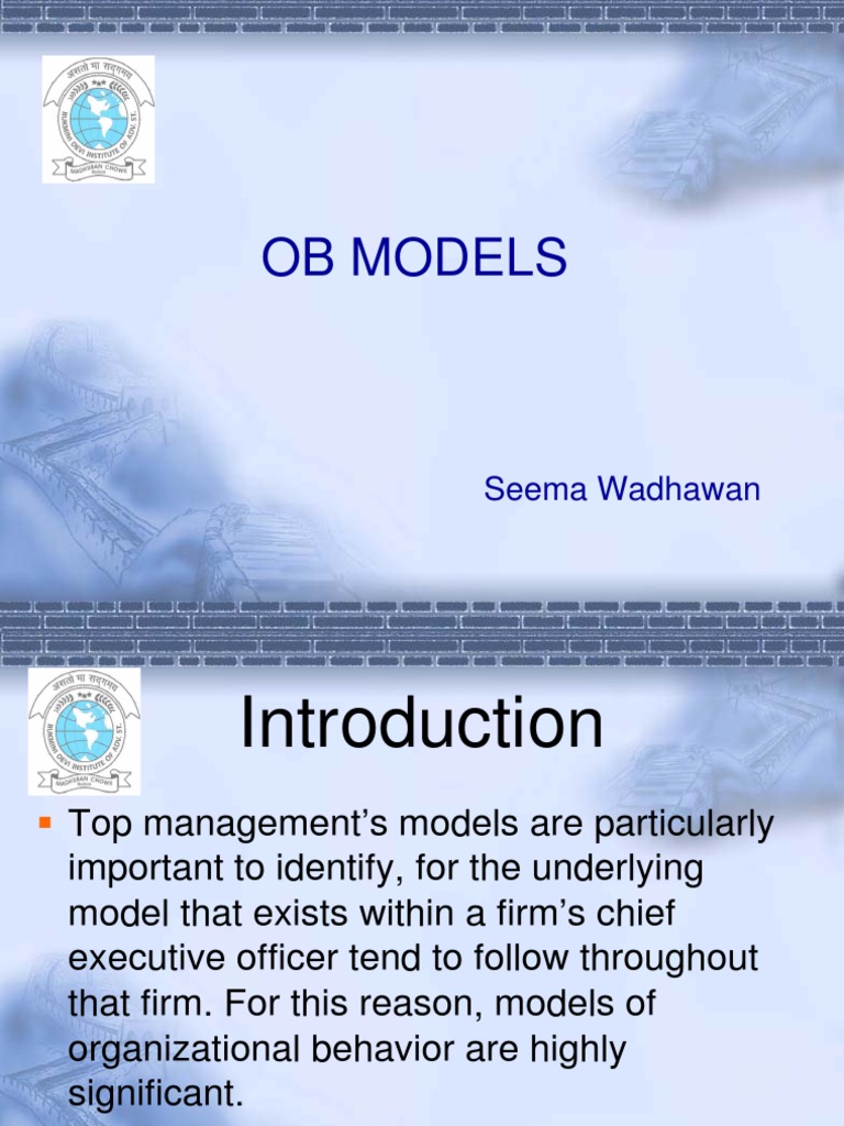 Ob Models: Seema Wadhawan | PDF