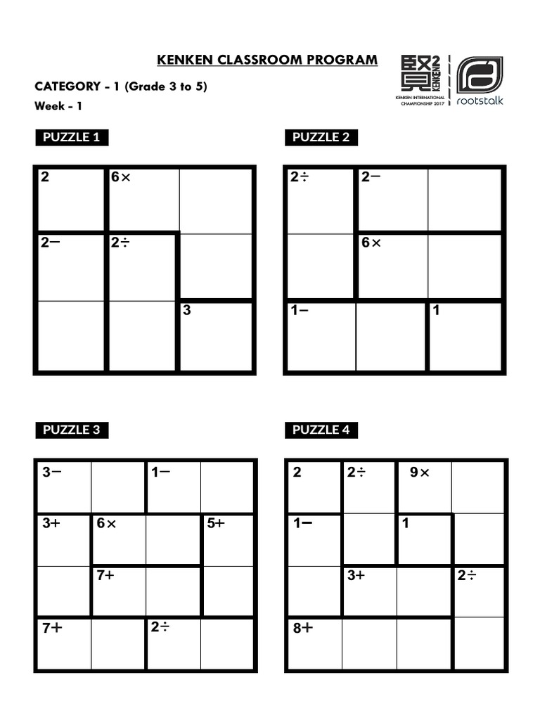 Kenken Classroom Week 1 | PDF | Teaching Methods & Materials ...