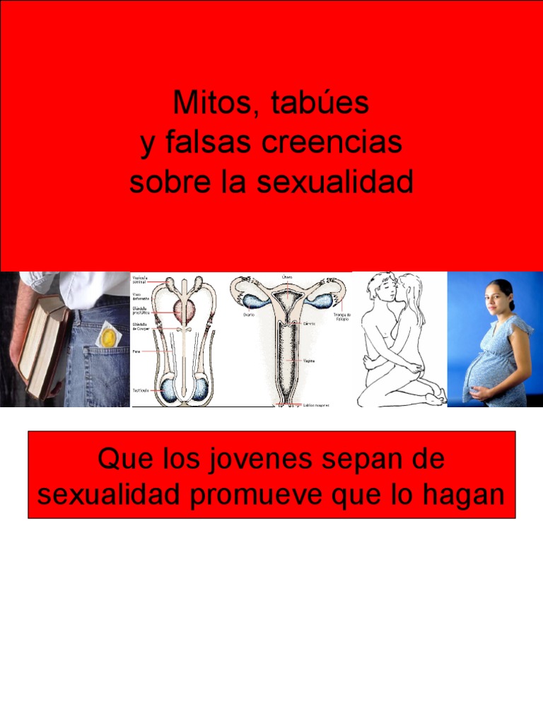 Mitos Y Realidades De La Sexualidad Pdf Relaciones Sexuales Orgasmo