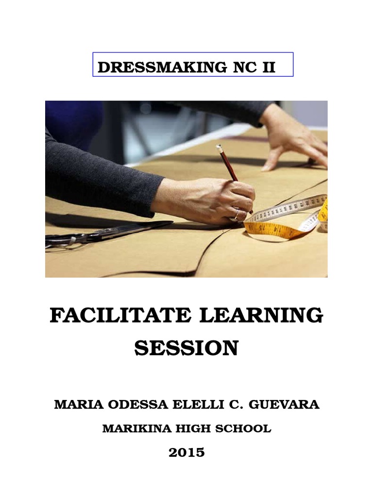 Facilitate Learning Session Pdf Competence Human Resources Linens