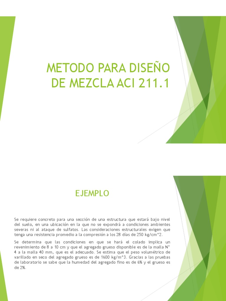 Explicacion Metodo Aci PDF | PDF