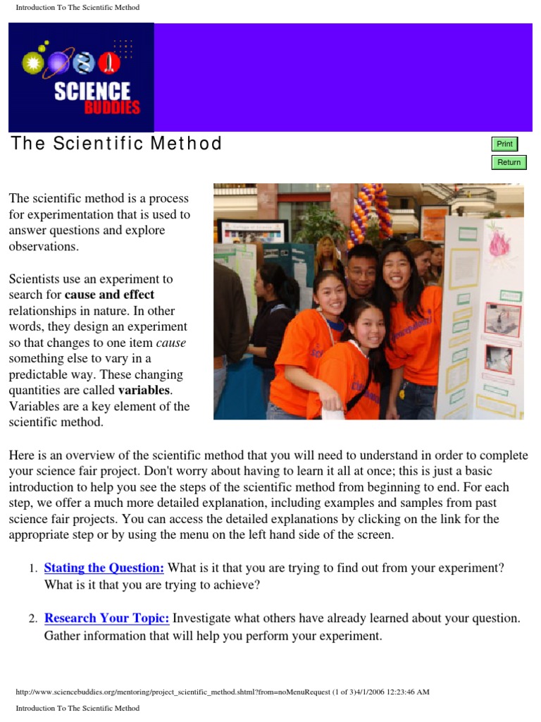 Intro Scientific Method | PDF | Scientific Method | Experiment