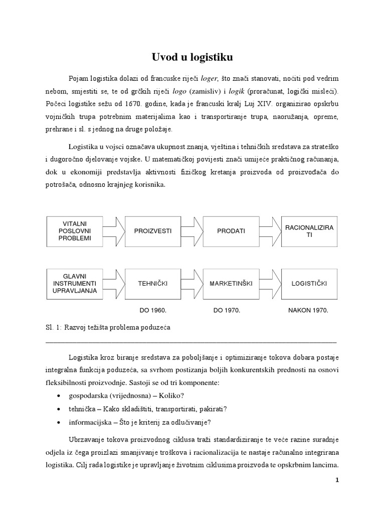 Logistika Skripta | PDF