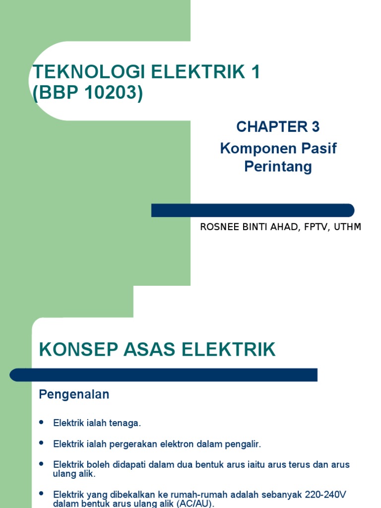 BAB3 Perintang | PDF