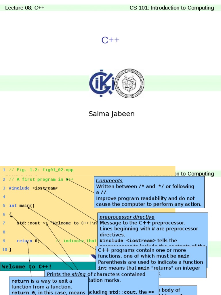 ITC Lec 08 C++ | PDF | Division (Mathematics) | Integer (Computer Science)