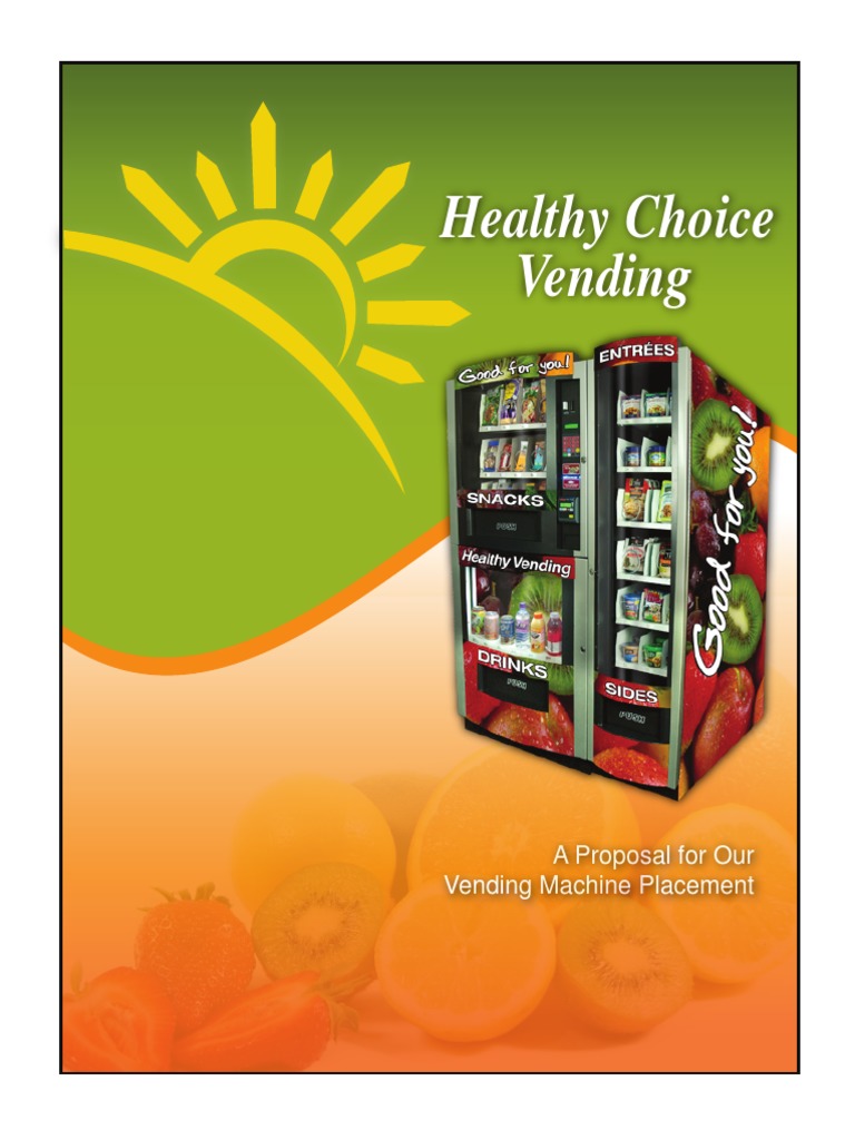 Healthy Choice Vending | PDF | Vending Machine | Eating