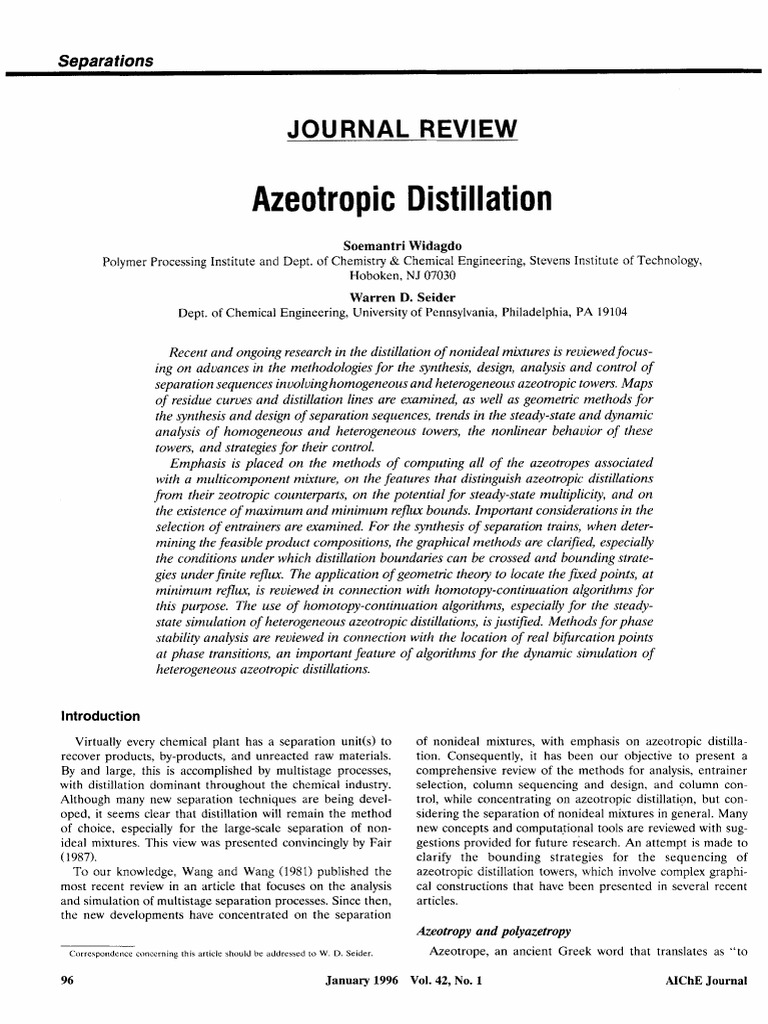 Review Distillation | PDF | Distillation | Chemical Process Engineering