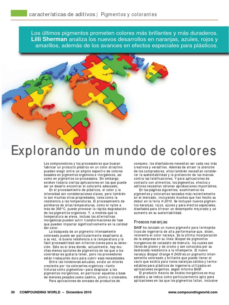 Explorando Un Mundo de Colores | PDF | Pigmento | Color