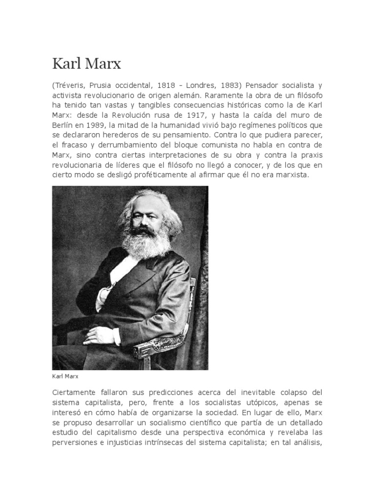 Karl Marx | PDF | Karl Marx | Emile Durkheim