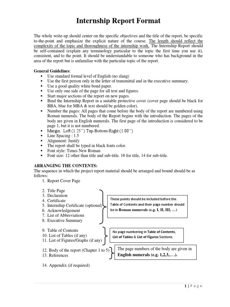 Internship Report Format | PDF | Survey Methodology | Internship