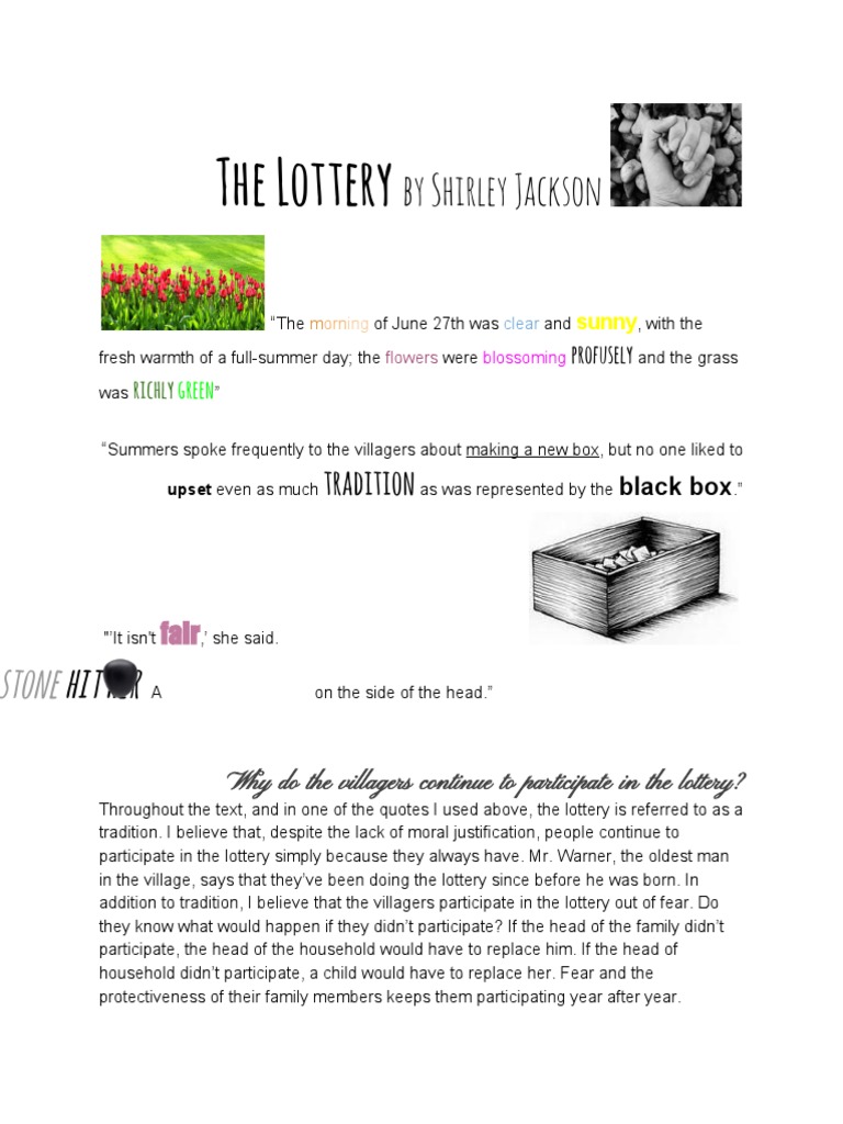 Thelotteryone Pagerexample | PDF | Poetry