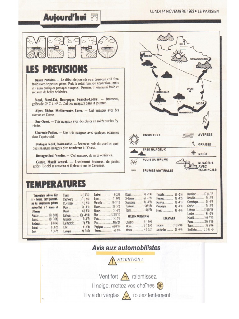 CL Bulletin Météo | PDF