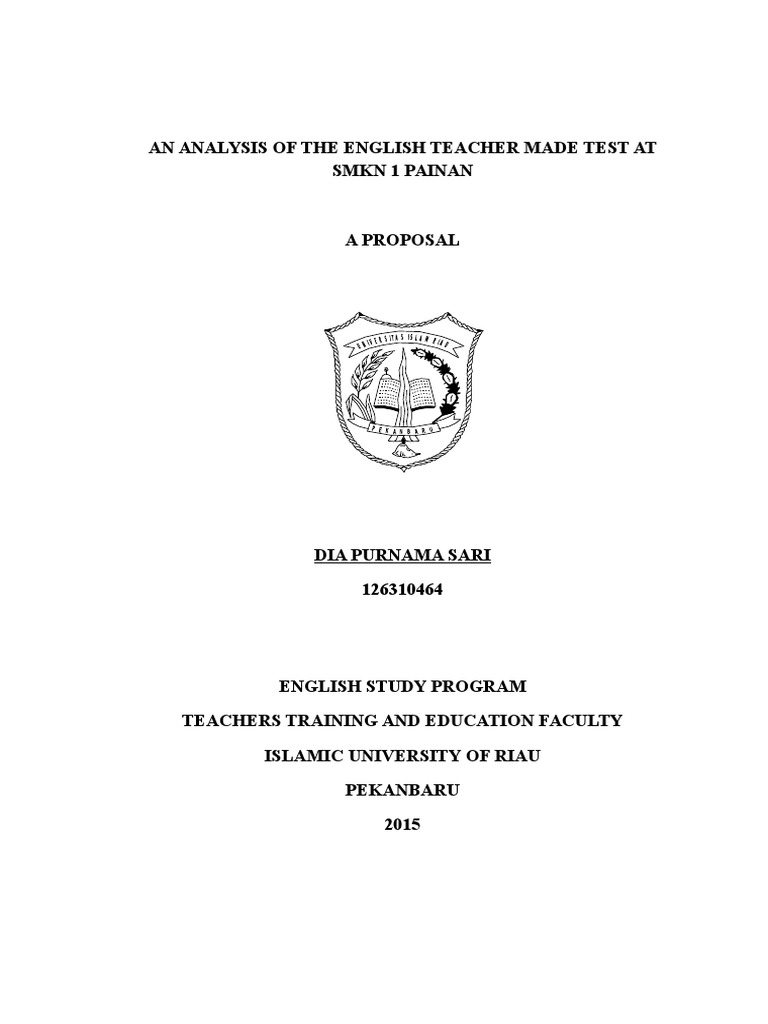 Analysis of English Teacher Tests | PDF