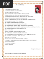 We Are Going Oodgeroo Noonuccal | PDF | Indigenous Australians ...