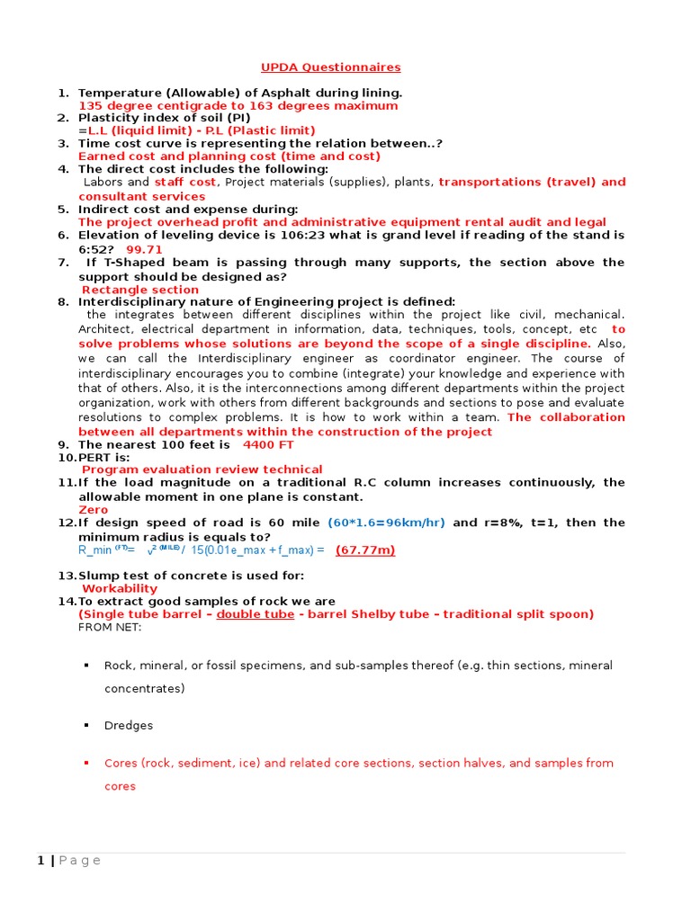 Upda Question | PDF | Shale | Interdisciplinarity