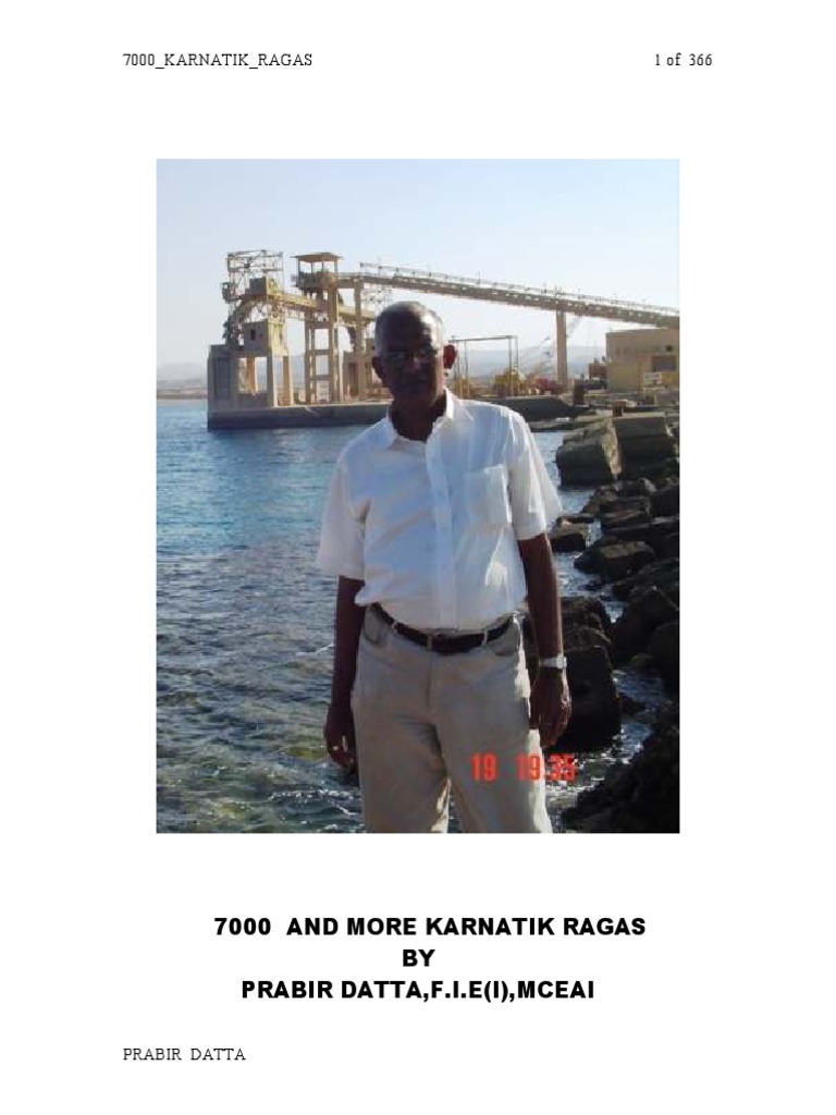 7000 Karnatik Ragas | PDF | Musical Scales | Classical And Art Music ...