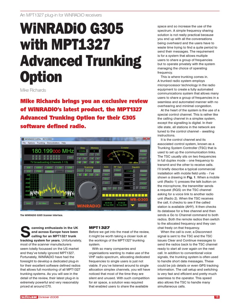 Winradio g305 Review | Radio | Electronic Engineering