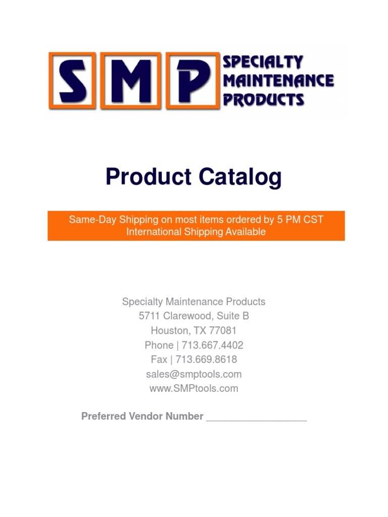 Specialty Maintenance Product Catalog and Price List | PDF | Hydraulic ...
