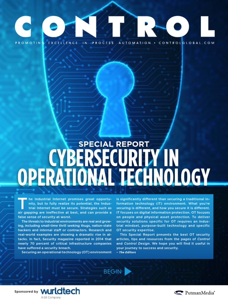 Cybersecurity in Operational Technology | PDF | Scada | Computer Security