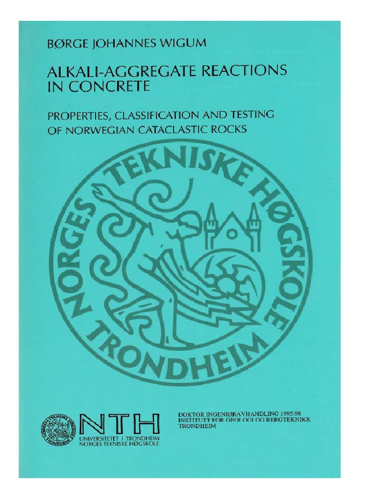 Alkali-Reactivity of Cataclastic Rocks | PDF | Concrete | Chemistry