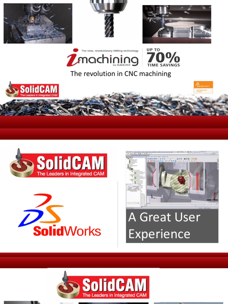 SolidCAM IMachining Presentation | PDF | Machining | Industries