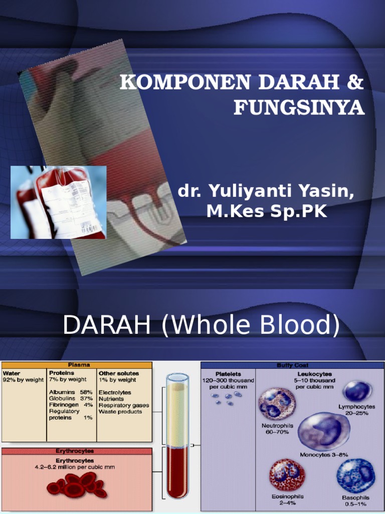 Komponen Darah Dan Fungsinya | PDF