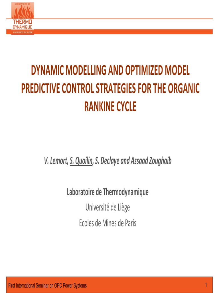 Dynamic Modelling and Optimized Model Predictive Control Strategies For ...