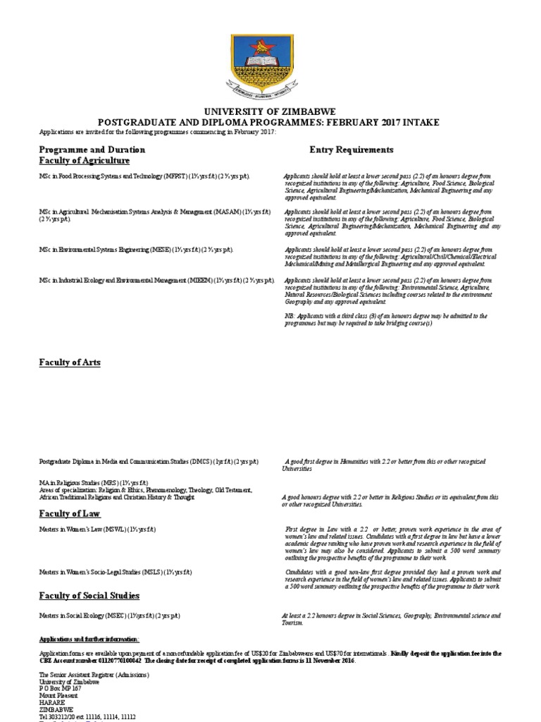 Postgrdfeb 2017 PDF Academic Degree Bachelor s Degree
