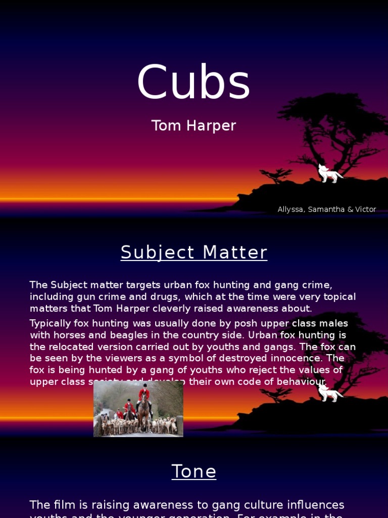 The Cubs Analysis | PDF